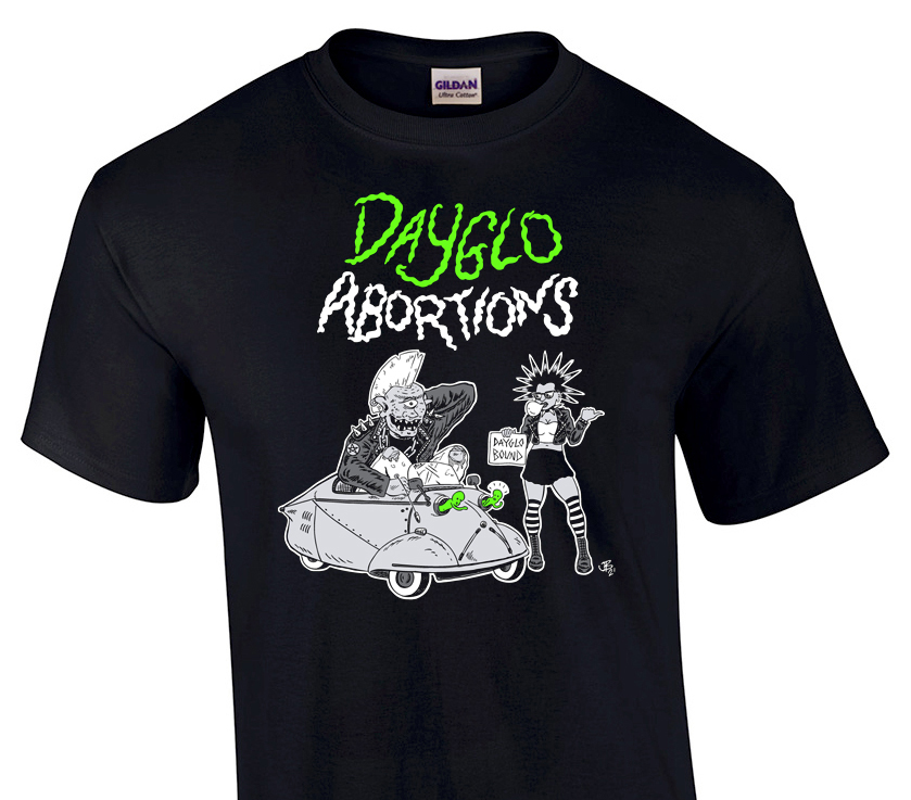 Dayglo Abortions | Bifocal Media Limited Edition T-Shirts