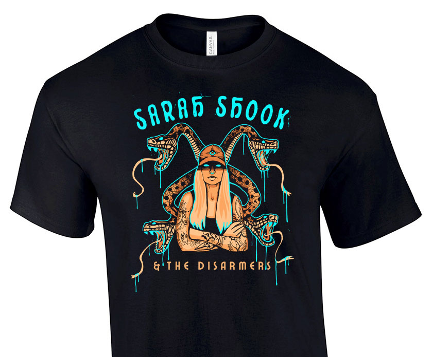 Sarah Shook & The Disarmers | Bifocal Media Limited Edition T-Shirts