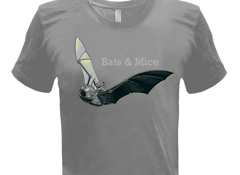 Bats And Mice | Bifocal Media Limited Edition T-Shirts