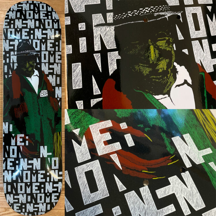 NOMEANSNO skateboarrd Limited to 100 signed and numbered prints.