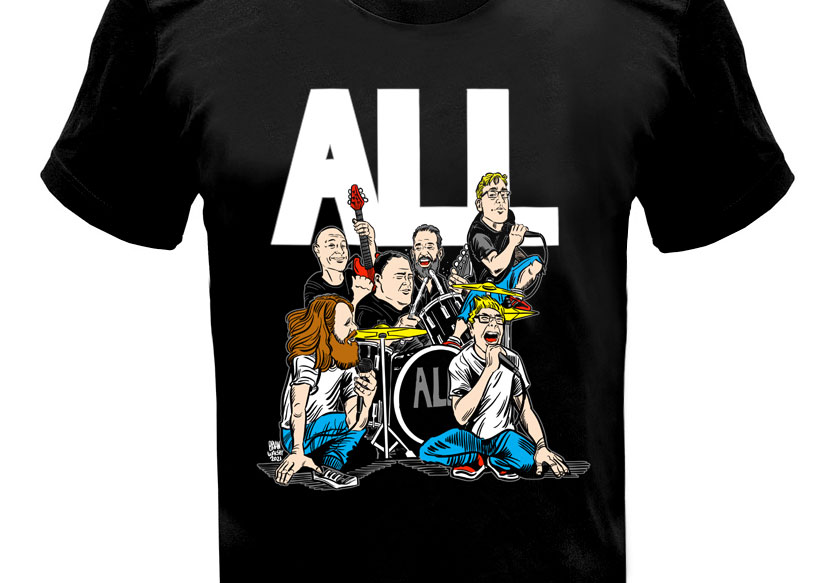ALL Descendents T shirt By Brian Walsby