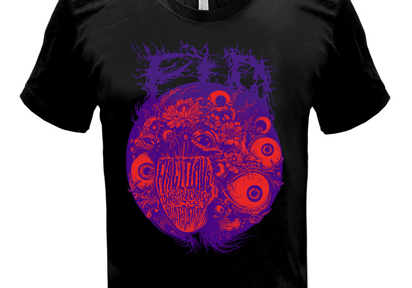 Flagitious Idiosyncrasy in the Dilapidation T shirt. Limited to 300.