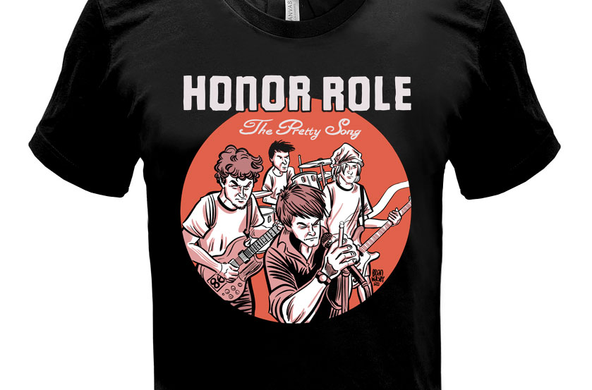 Official Honor Role shirt By Brian Walsby. Limited to 150.