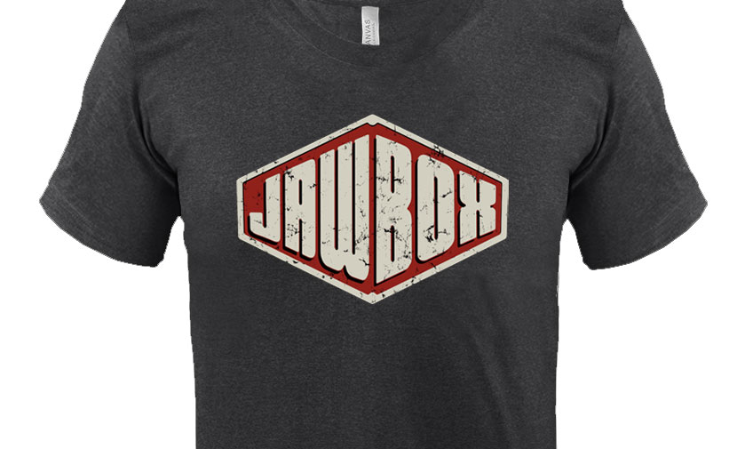 Jaw Box "90s Logo" T- Shirt By Rob Myers. Limited to 300.