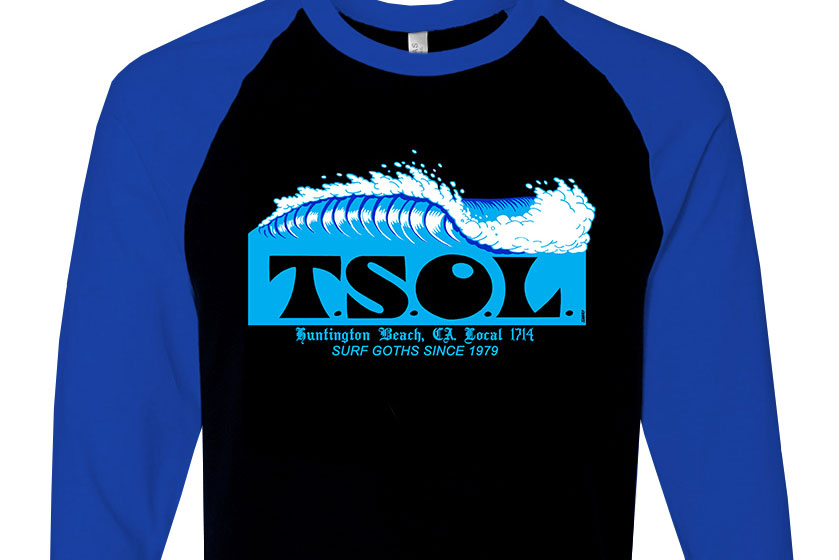 TSOL "Original Surf Goths" Tee. Limited to 150 prints.