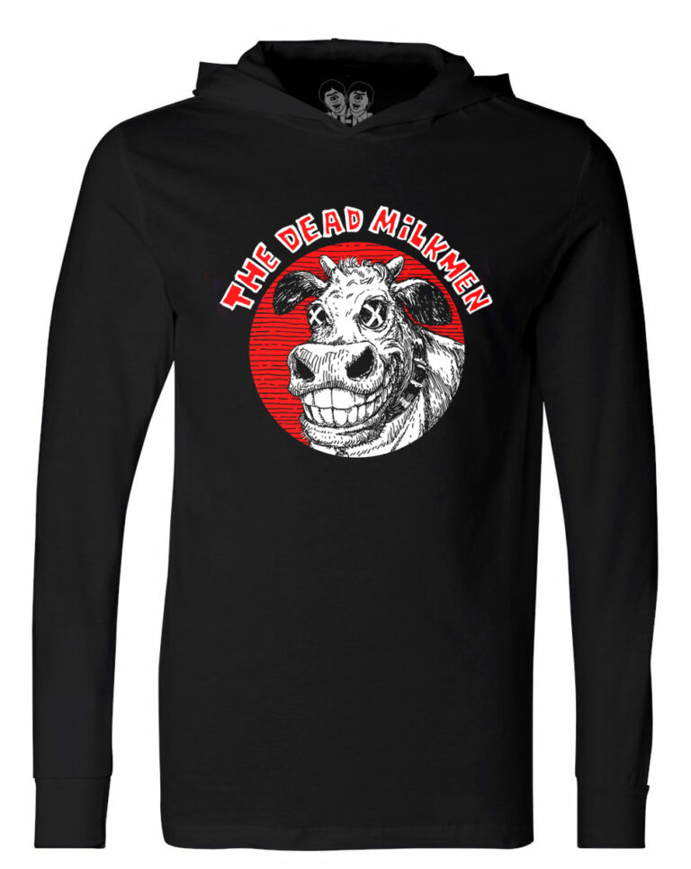 Official Dead Milkmen Cow Hoodie By Chris Shary. Limited to 150.