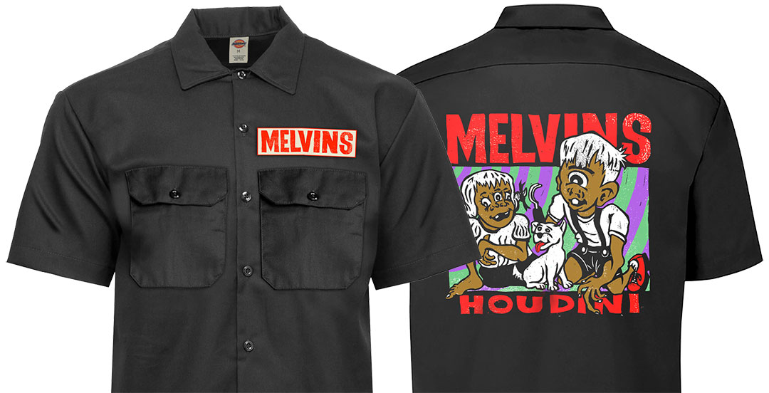 Melvins Houdini" Work Shirt By Haze XXL. Limited to 100.