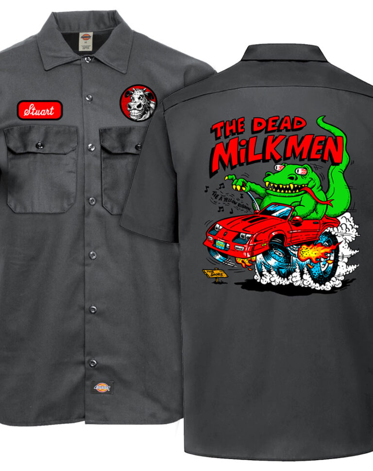 Dead Milkmen "Stuart's Work shirt" By Chris Shary. Limited to 300.