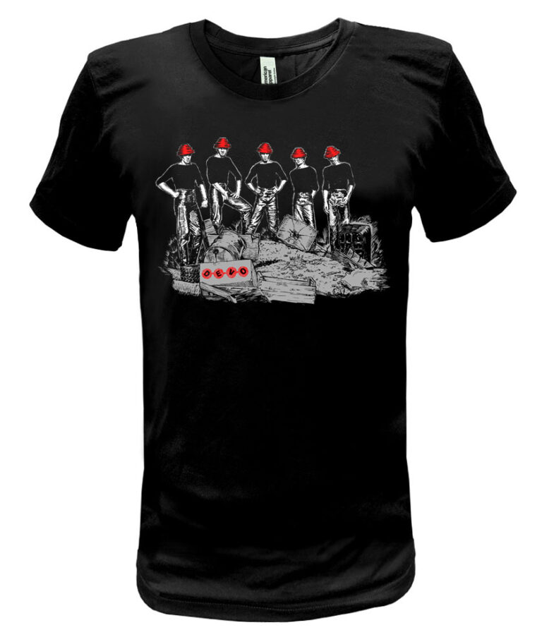 Official DEVO T Shirt By Chris Shary. Limited to 300.