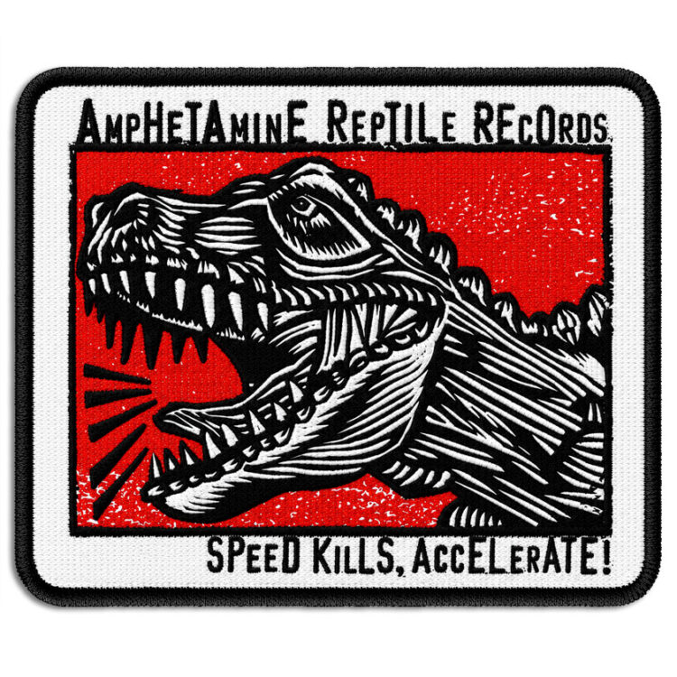 Amphetamine Reptile Records Embroidered Patch Trucker Cap. Limited to 100.